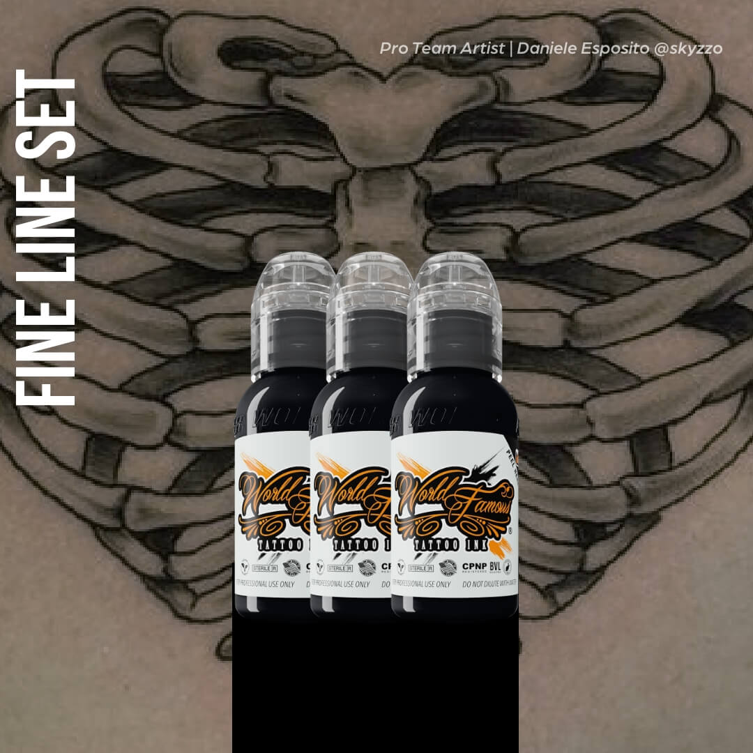 Fine Line Mini Set | World Famous Tattoo Ink