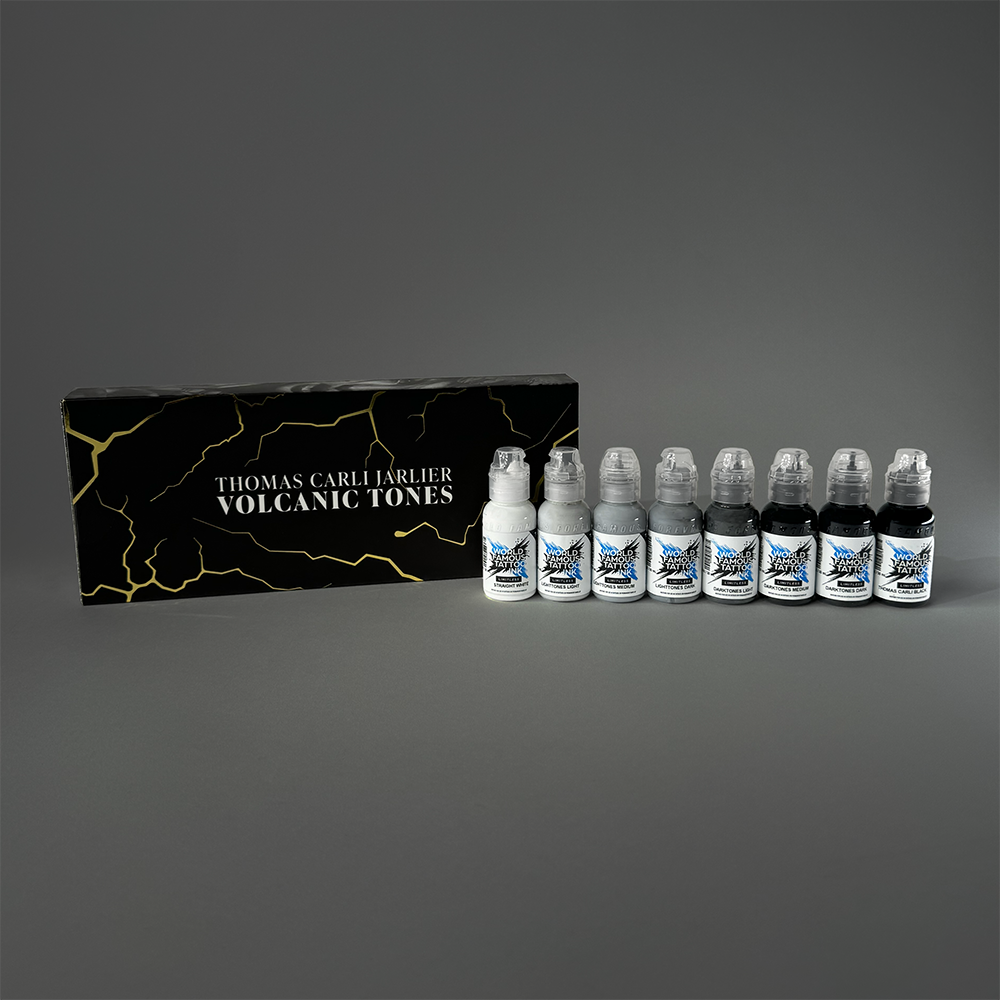 Thomas Carli Jarlier Volcanic Tones Set – World Famous Tattoo Ink