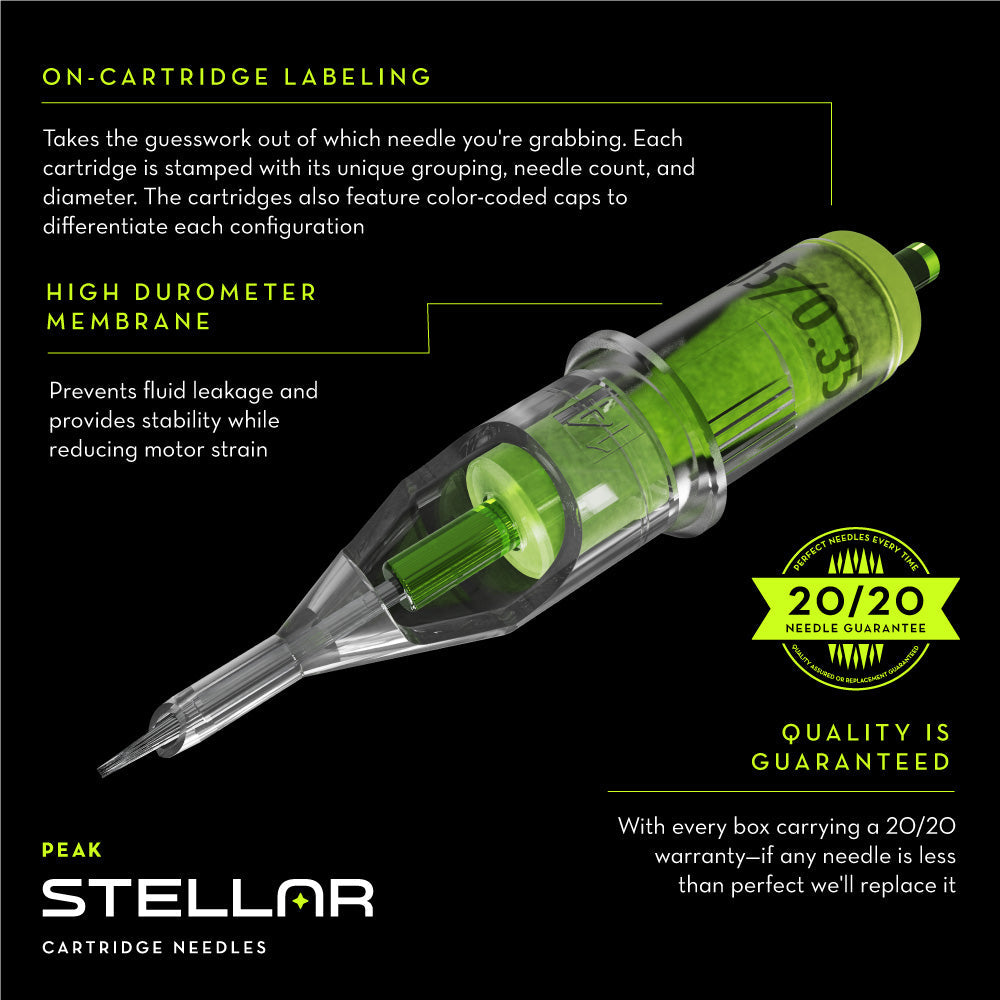 Stellar Needle Cartridges — Sample Pack - Basic – World Famous Tattoo Ink