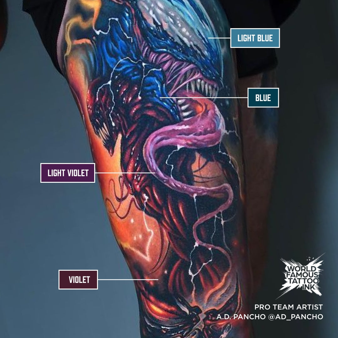 A.D. Pancho Proteam Color - Blue | World Famous Tattoo Ink