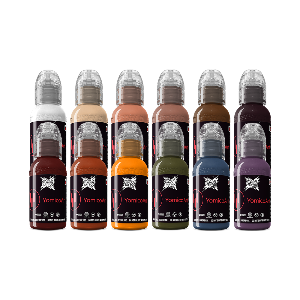 Yomico Edition Renaissance Ink Set – World Famous Tattoo Ink